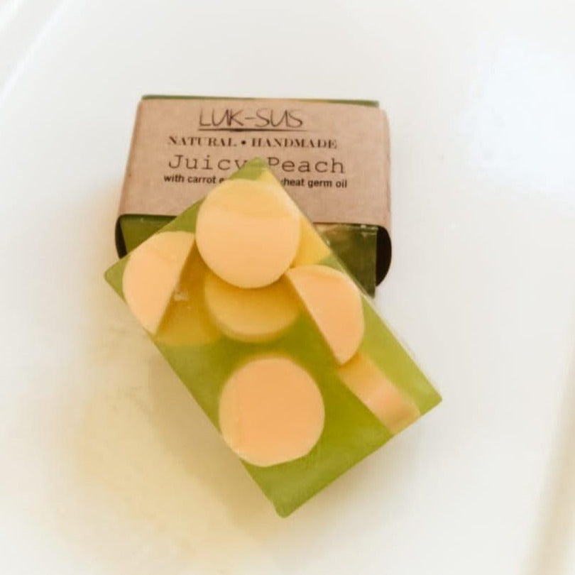 Juicy Peach Bar Soap | LUK-SUS