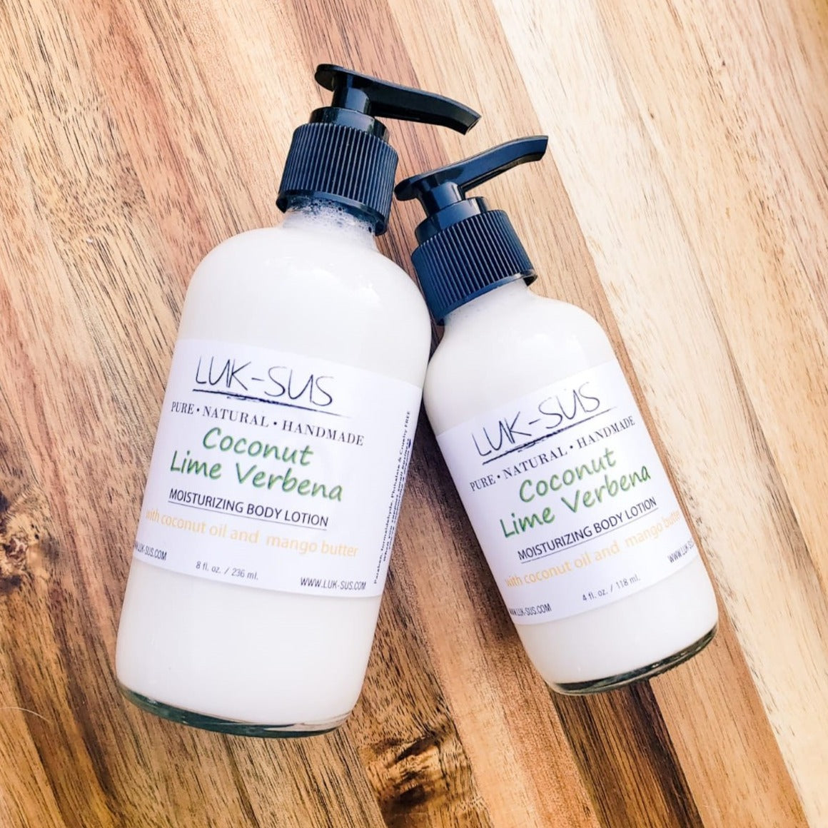 Coconut Lime Verbena Body Lotion | LUK-SUS